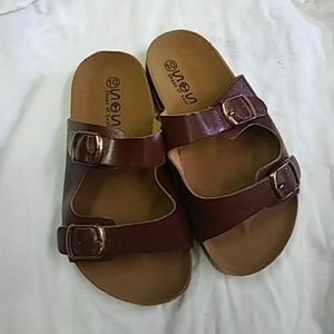 SOS | Shoes | New Slip On Sandals Chocolate Brown Color | Poshmark